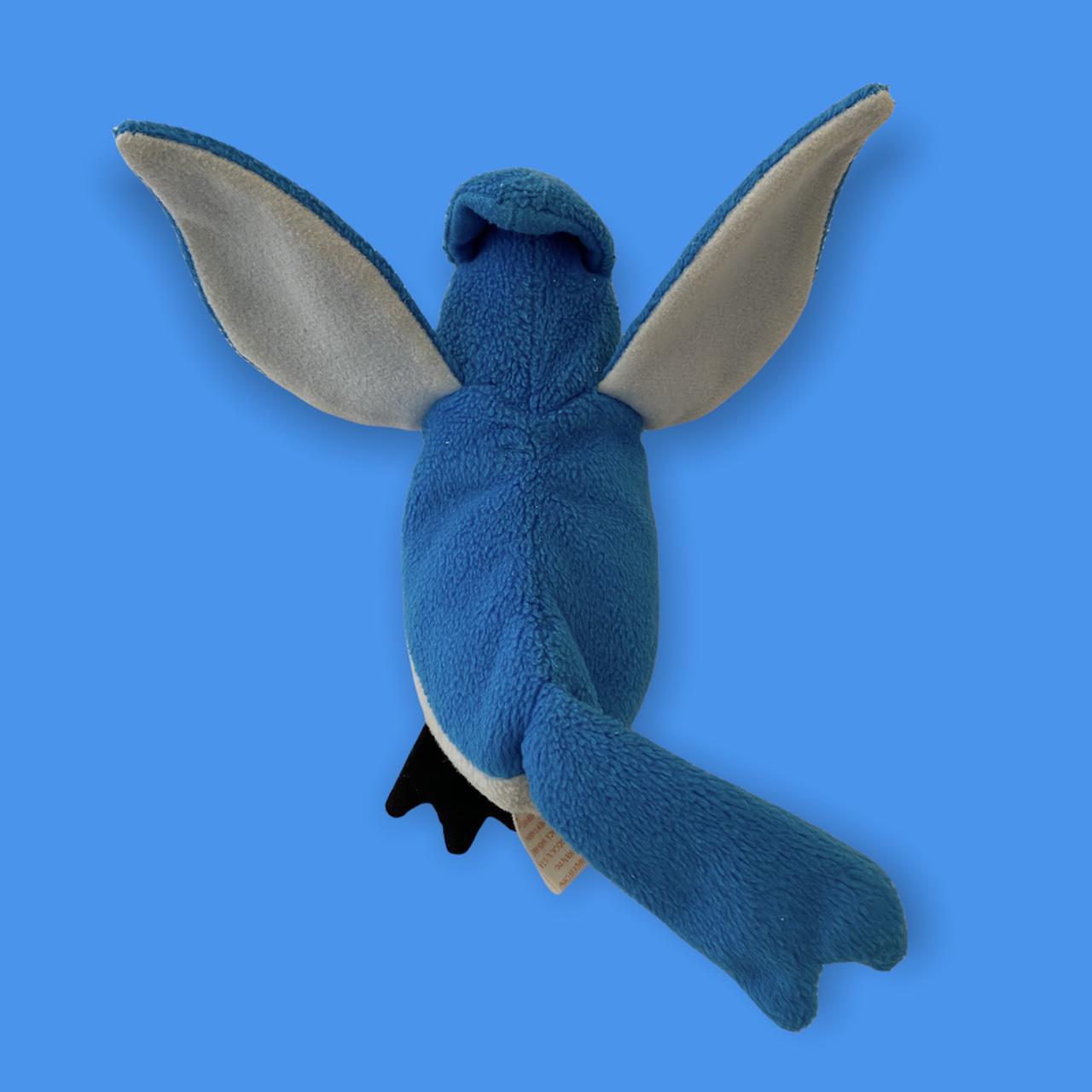 Rocket the Blue Jay ty beanie baby from 1998. Has... - Depop