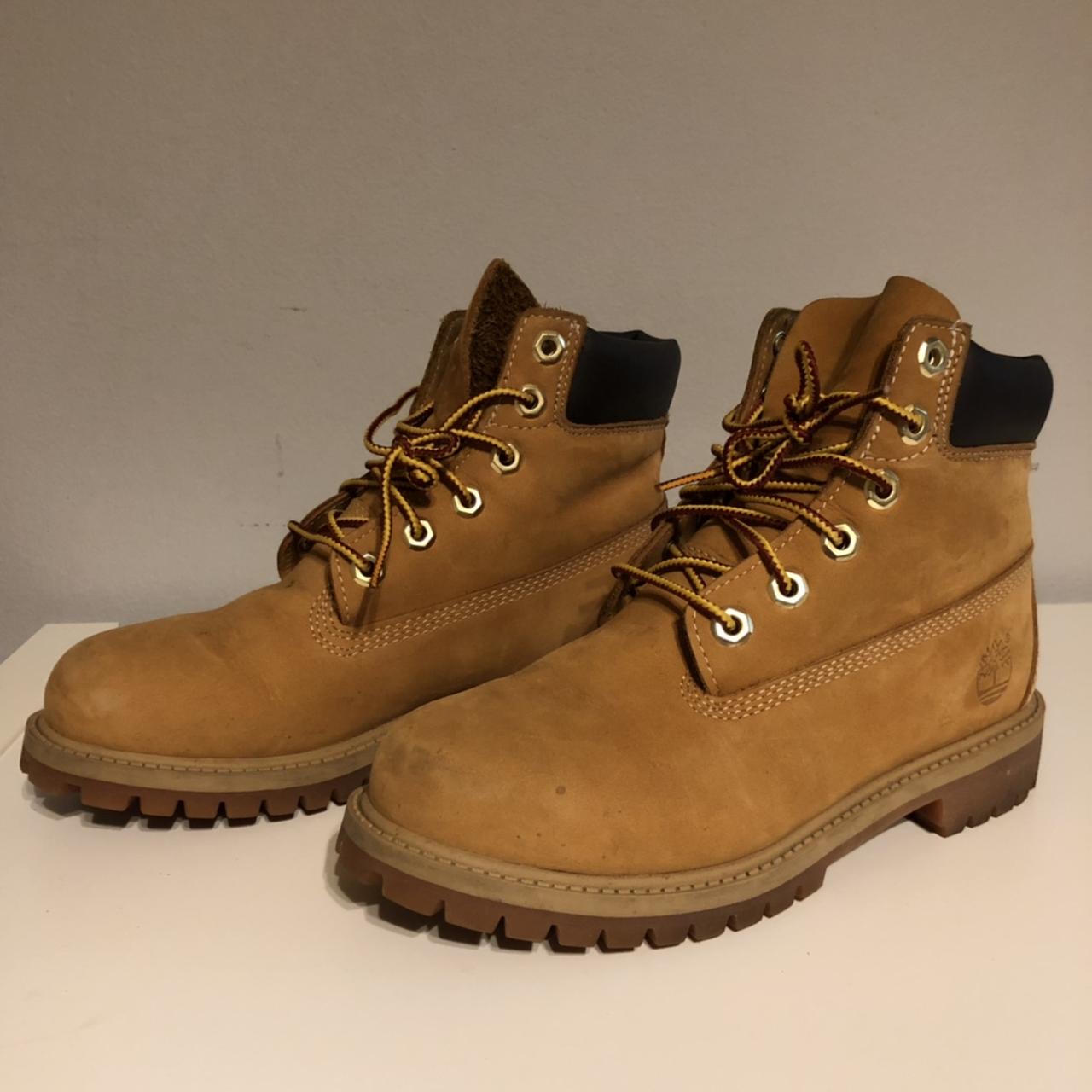 Classic Timberland Boots - Wheat color - Gently... - Depop