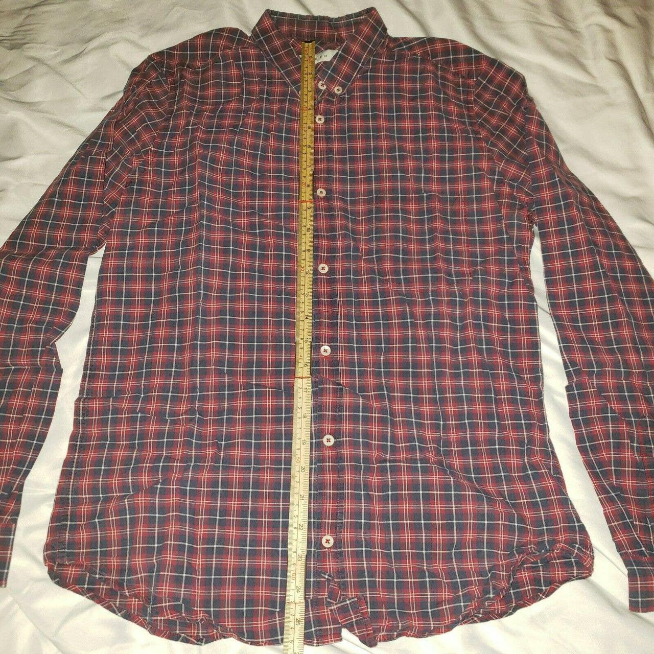 Sandro Paris Plaid Flannel Long Sleeve Button Down... - Depop
