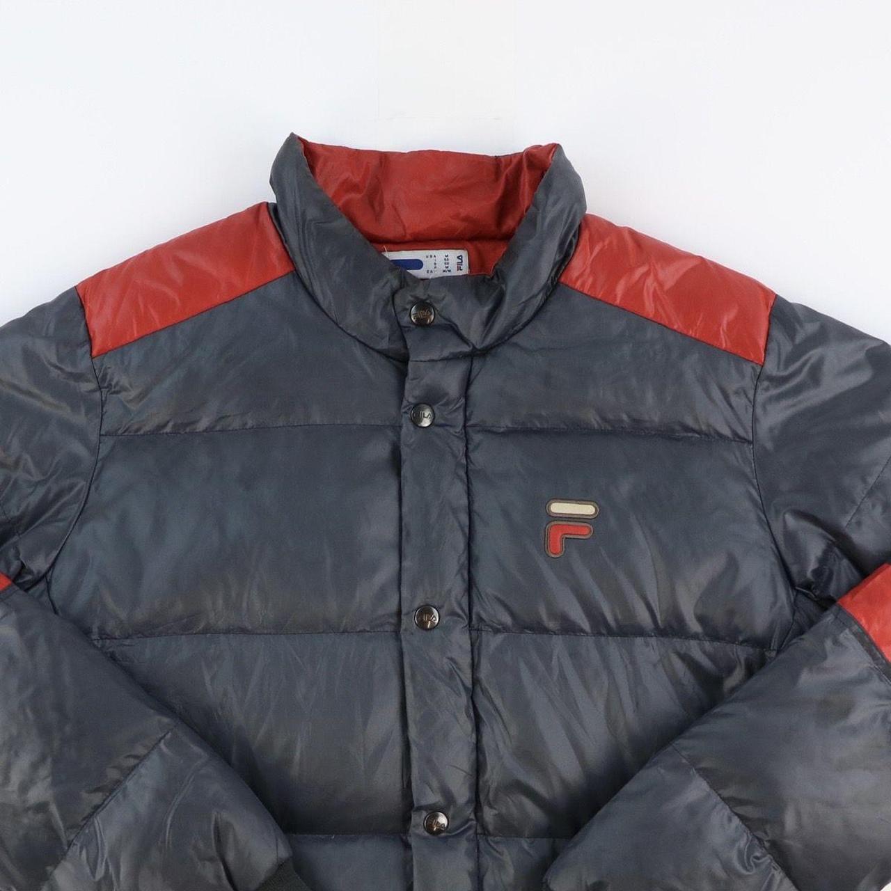 Fila Coat retro true vintage 90s puffer... - Depop