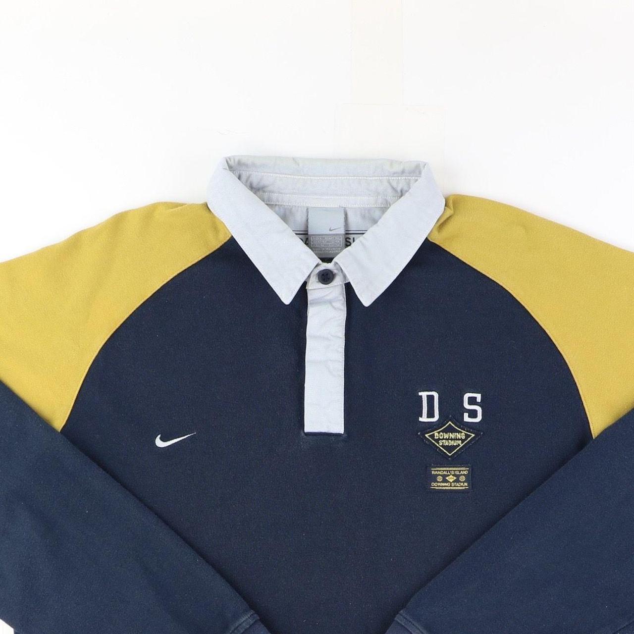 Nike Button Up Shirt 90s Pullover Button Up... - Depop