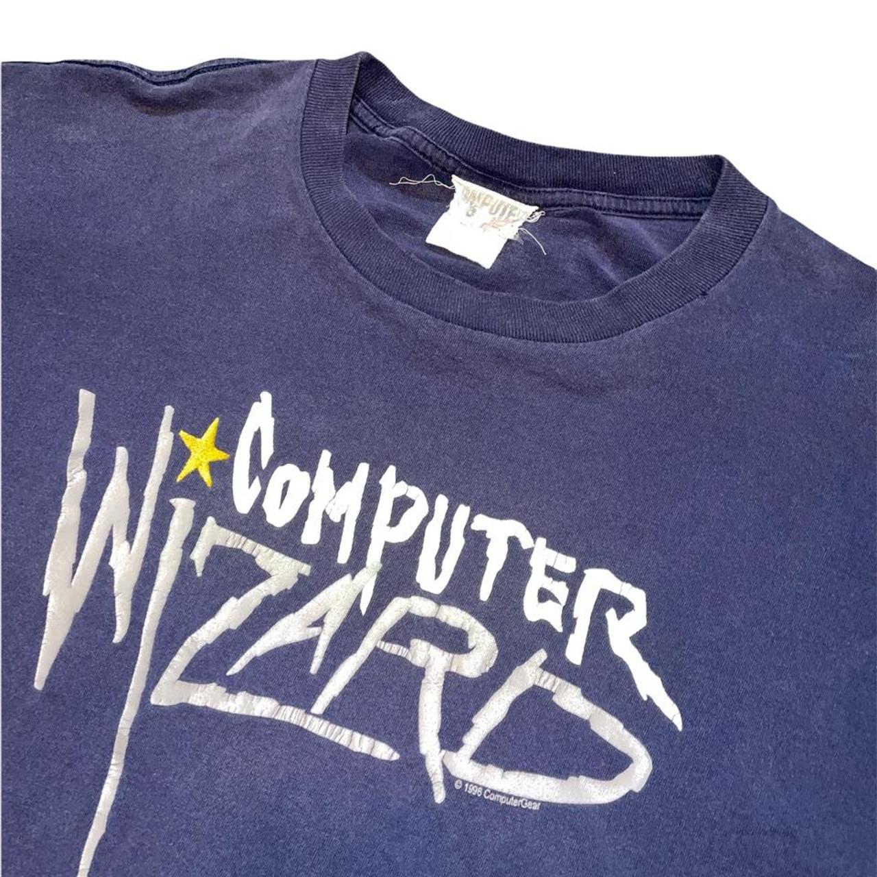 Computer Wizard VTG 96’ technology computer gear... - Depop