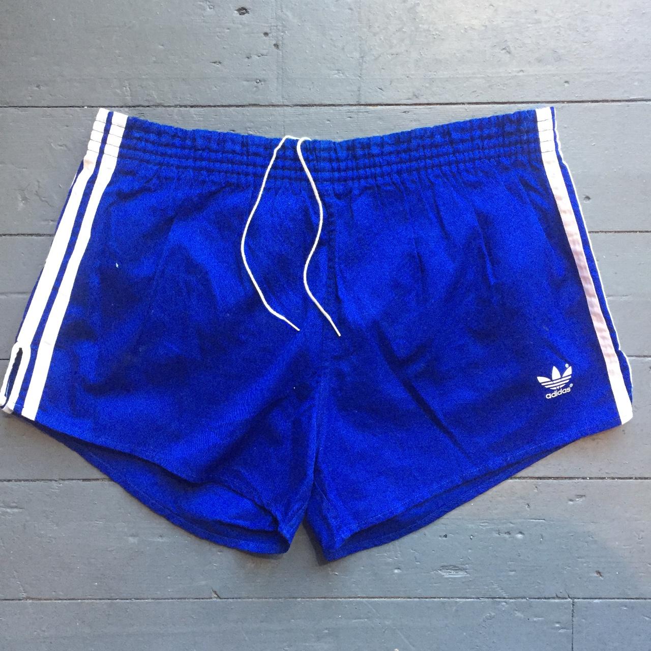 Vintage 1980s adidas sprinter shorts cotton D7... - Depop