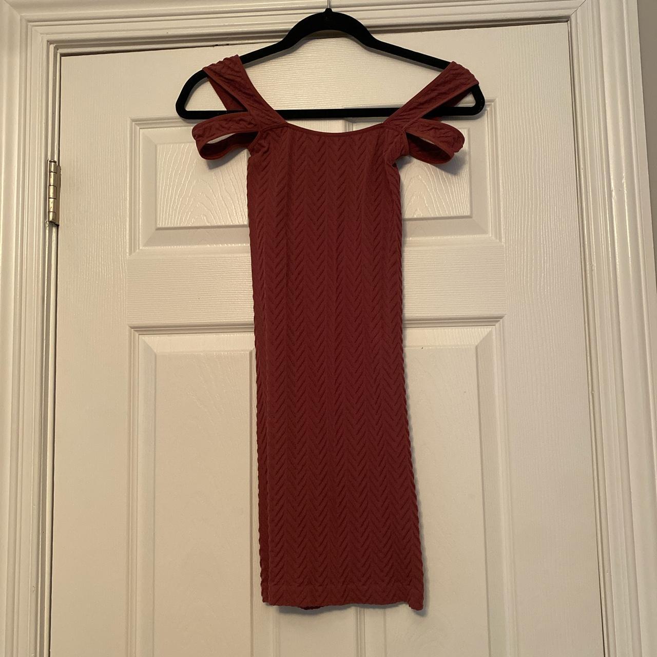 Super stretchy mini dress with detailed sleeves and... - Depop