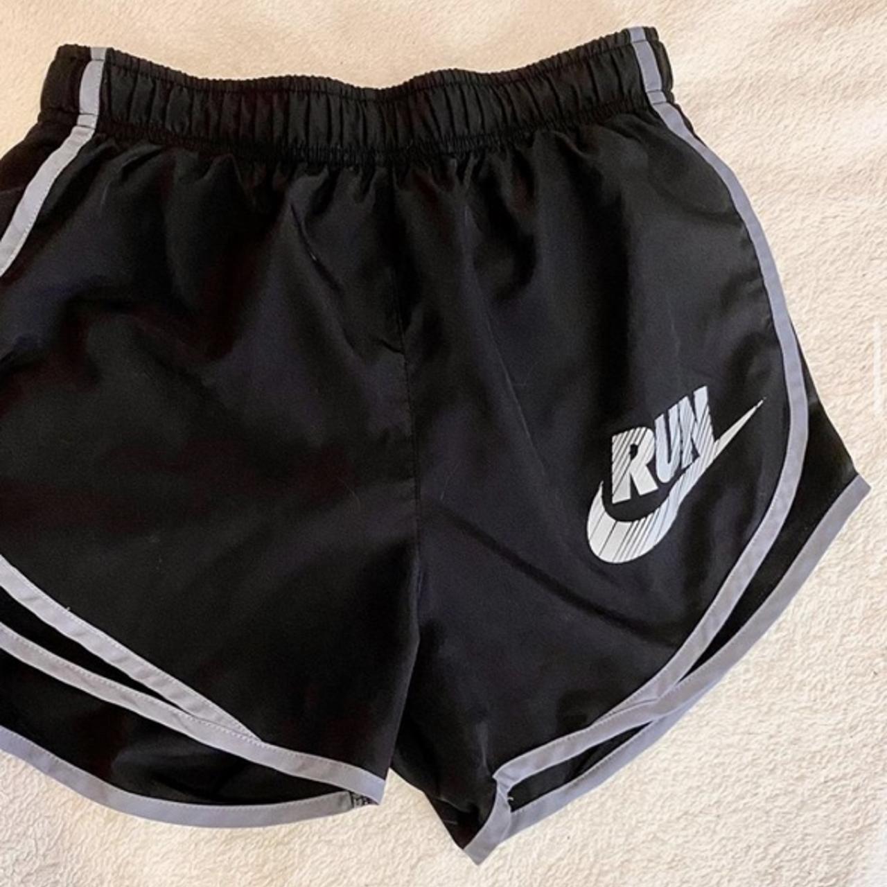 Black Nike running shorts 🖤 ⠀⠀⠀⠀⠀⠀⠀⠀⠀⠀⠀ ~slightly... | Depop