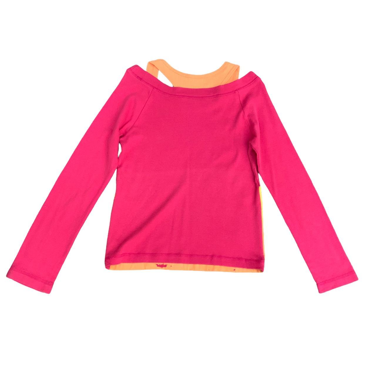 Vintage cropped long sleeve top , Size 8 / 10 . Good... - Depop