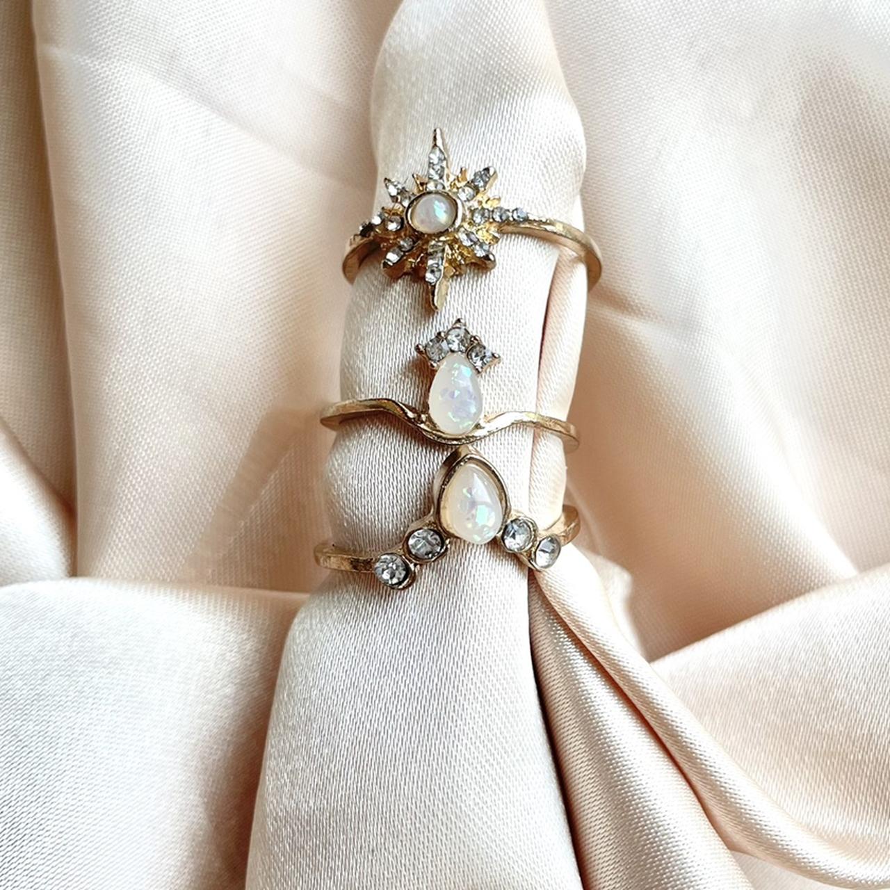 rings Bundle of 3 gold rings!!! Comes with all shown... - Depop