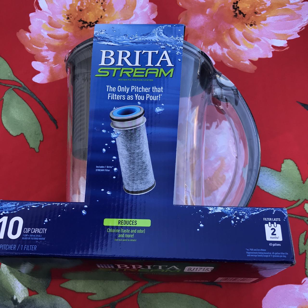 Brita Stream Water Filter Pitcher BPA Free - Filter... | Depop