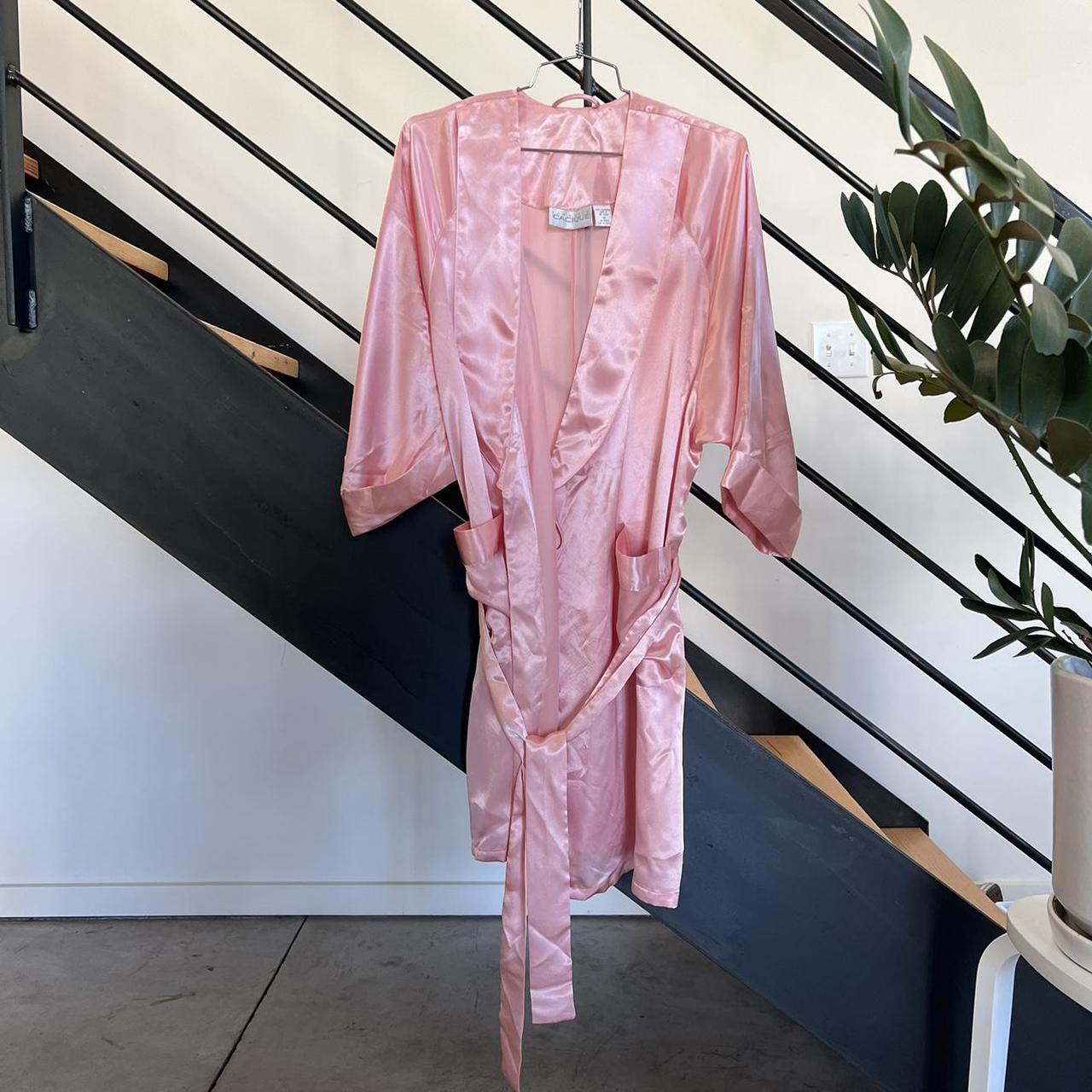 American Vintage Women's Pink Robe | Depop