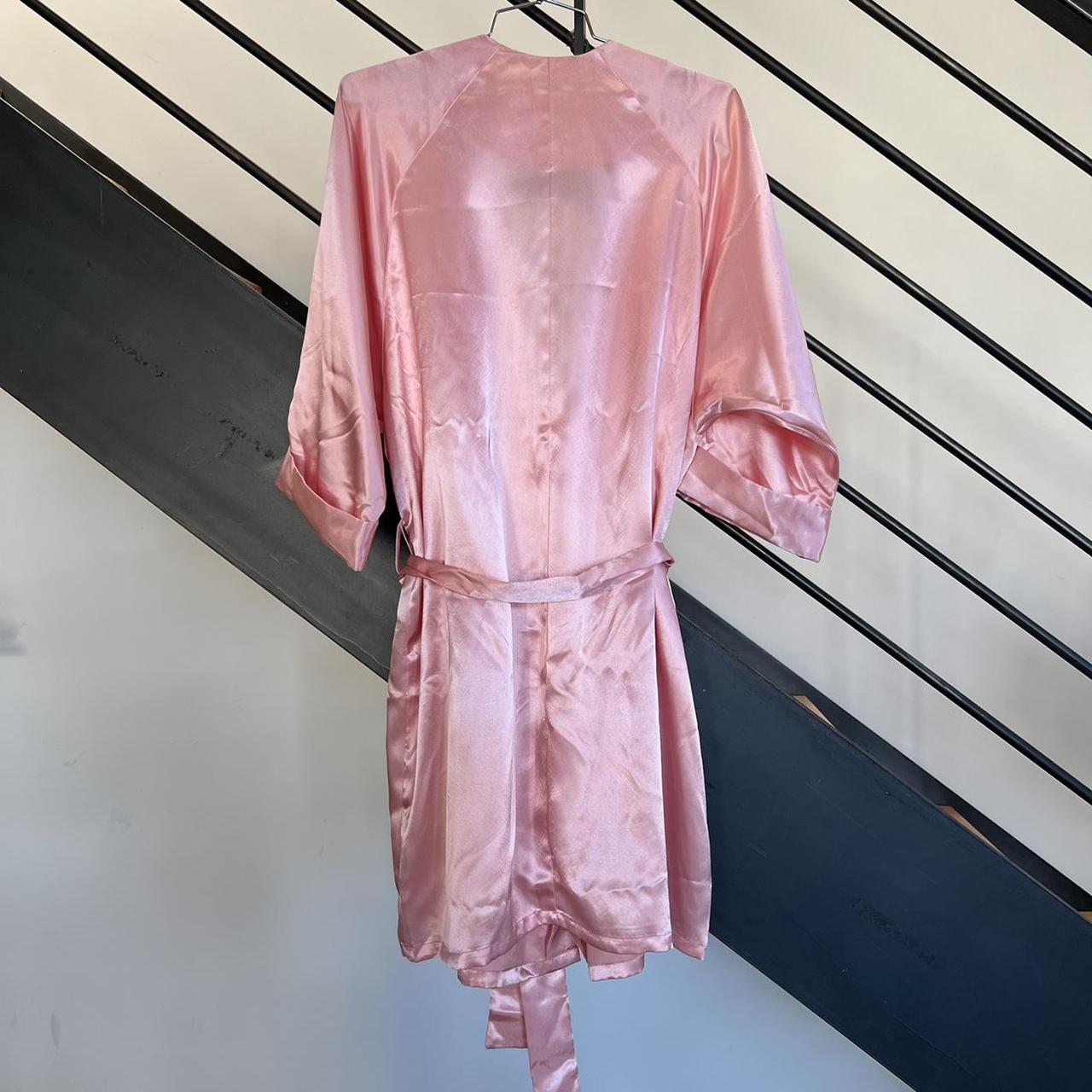 American Vintage Women's Pink Robe | Depop