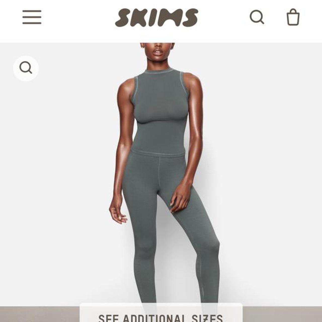 Skims Outdoor basics crew neck tank Brand new with... - Depop