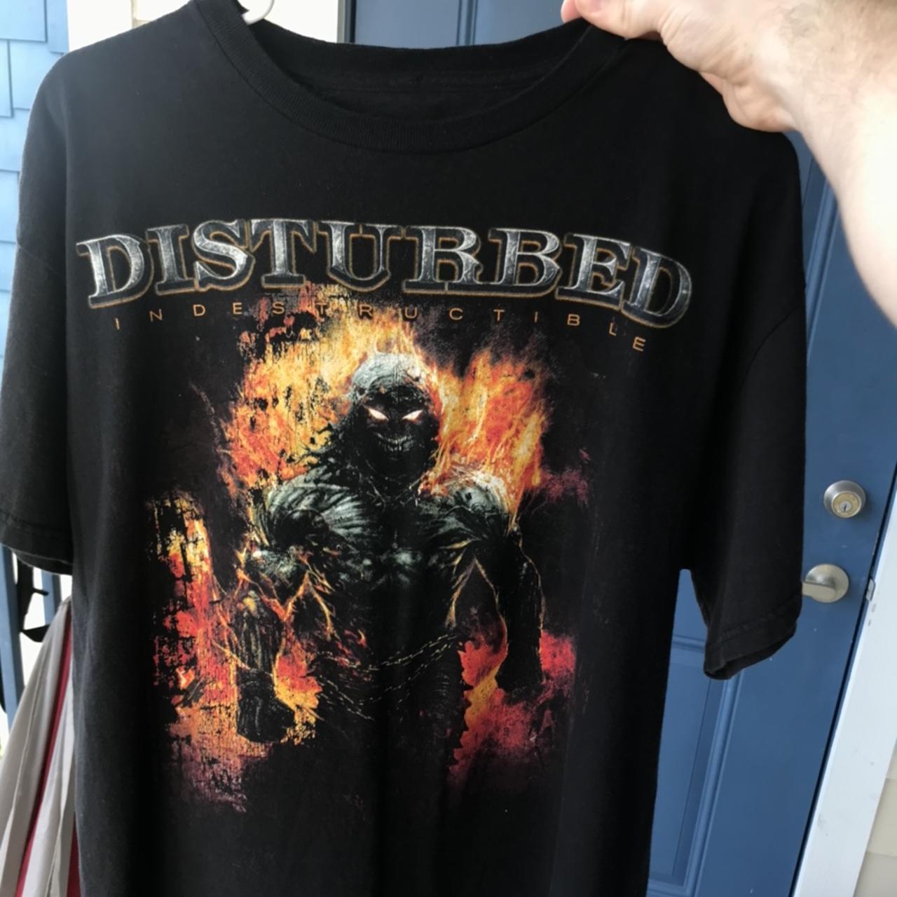 Disturbed 2009 tour tee •9/10 condition •vintage... - Depop
