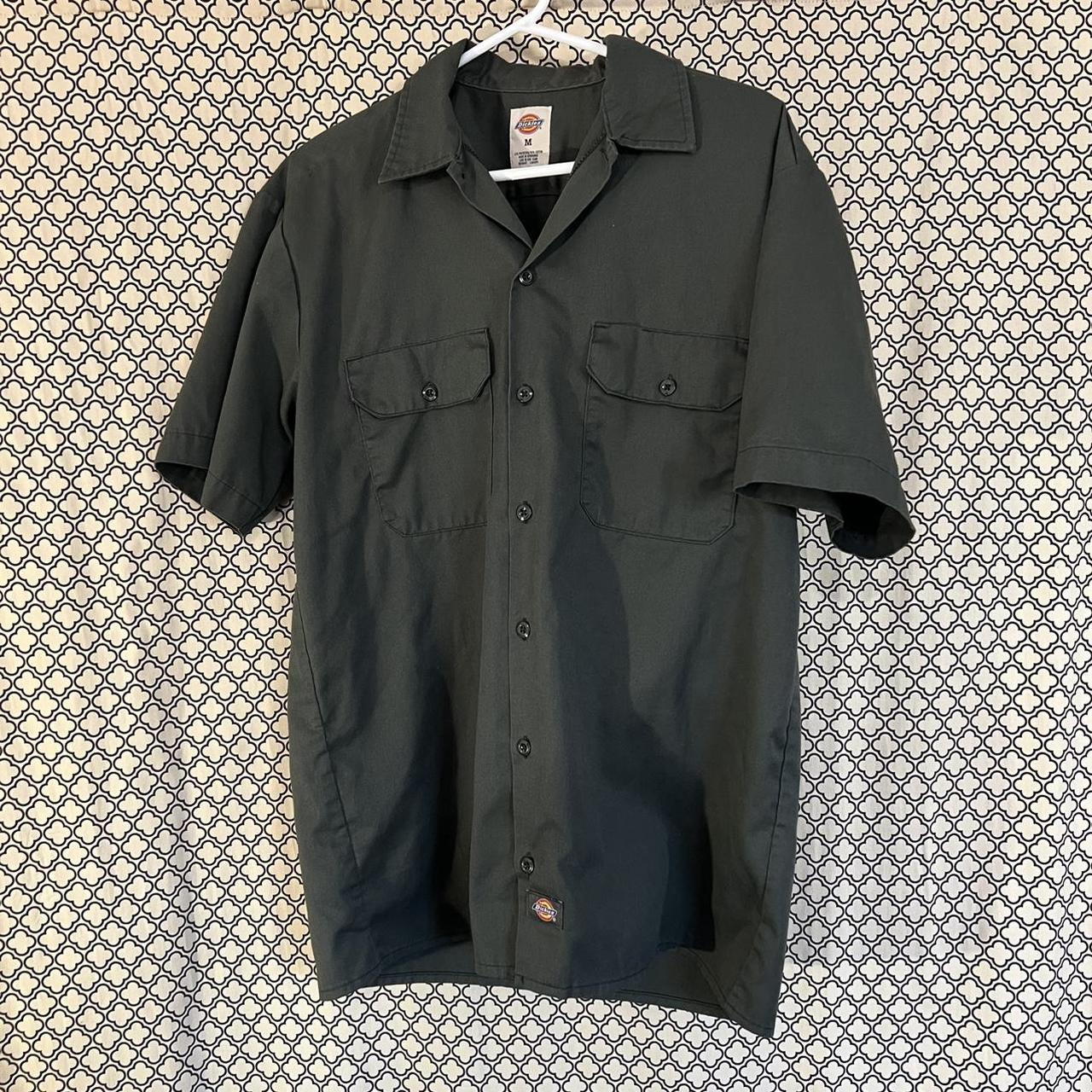 Vintage Dickies Collared Shirt Shipping... - Depop