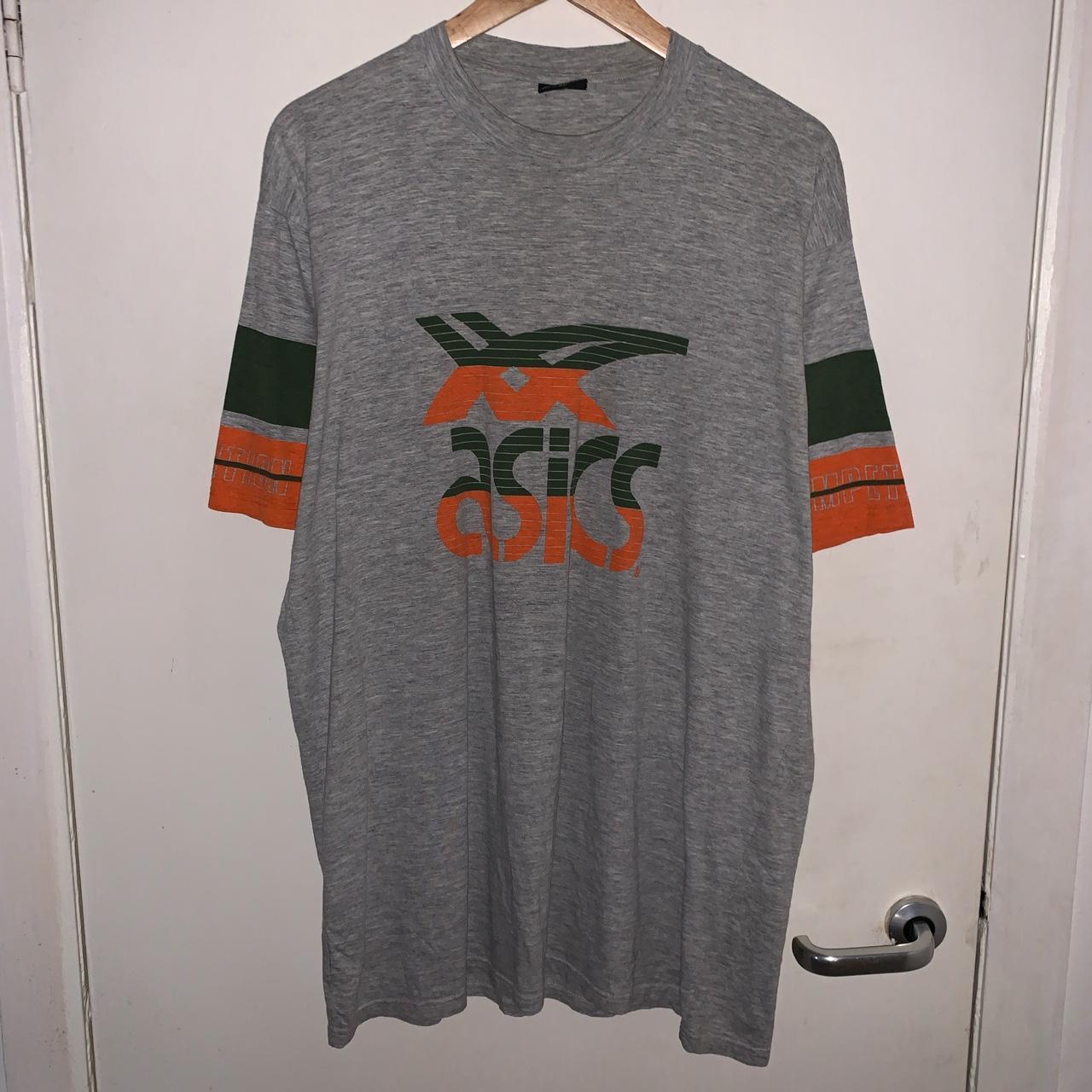 🔹 ASICS Competition Graphic Logo T-Shirt Tee Shirt... - Depop