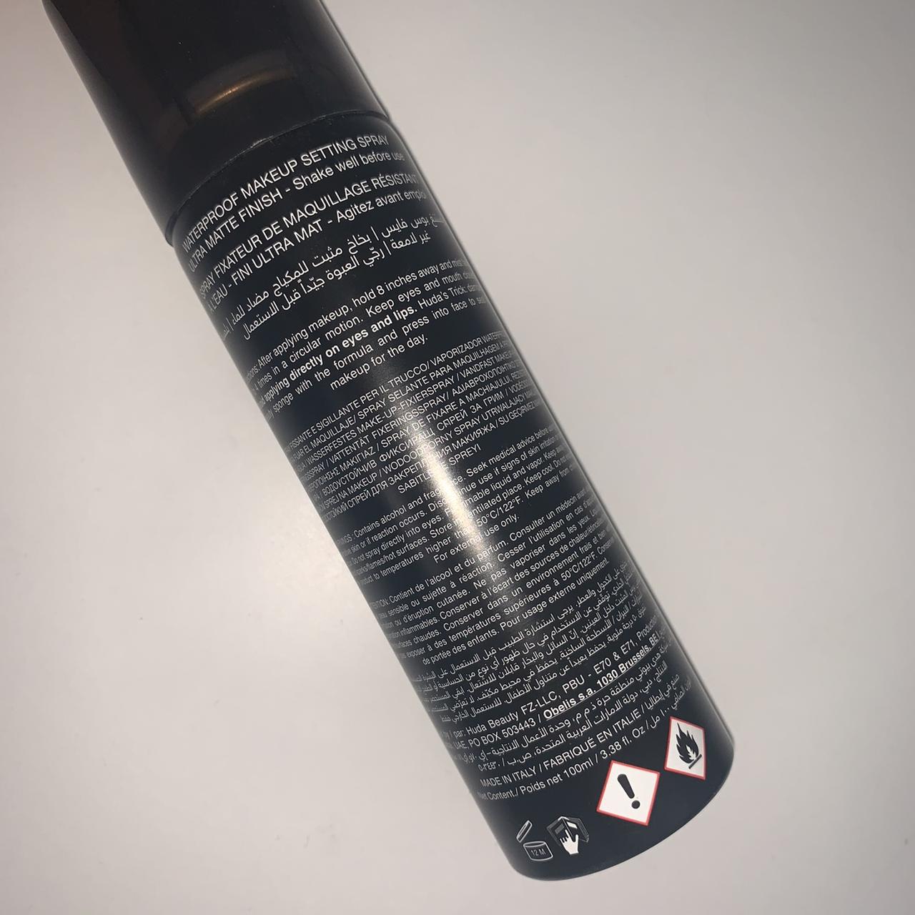 Huda Beauty Resting Boss Face setting spray. 3/4 (or... - Depop