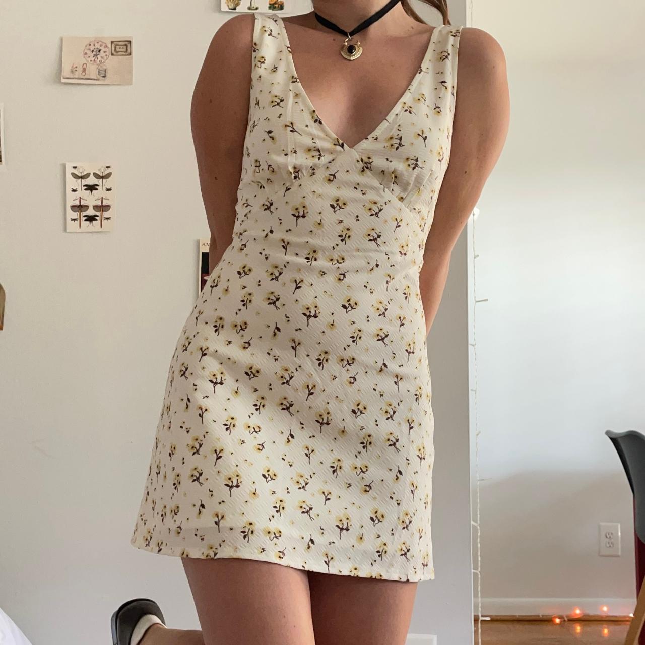 cute floral princess polly mini dress 🌿📻 only worn... - Depop