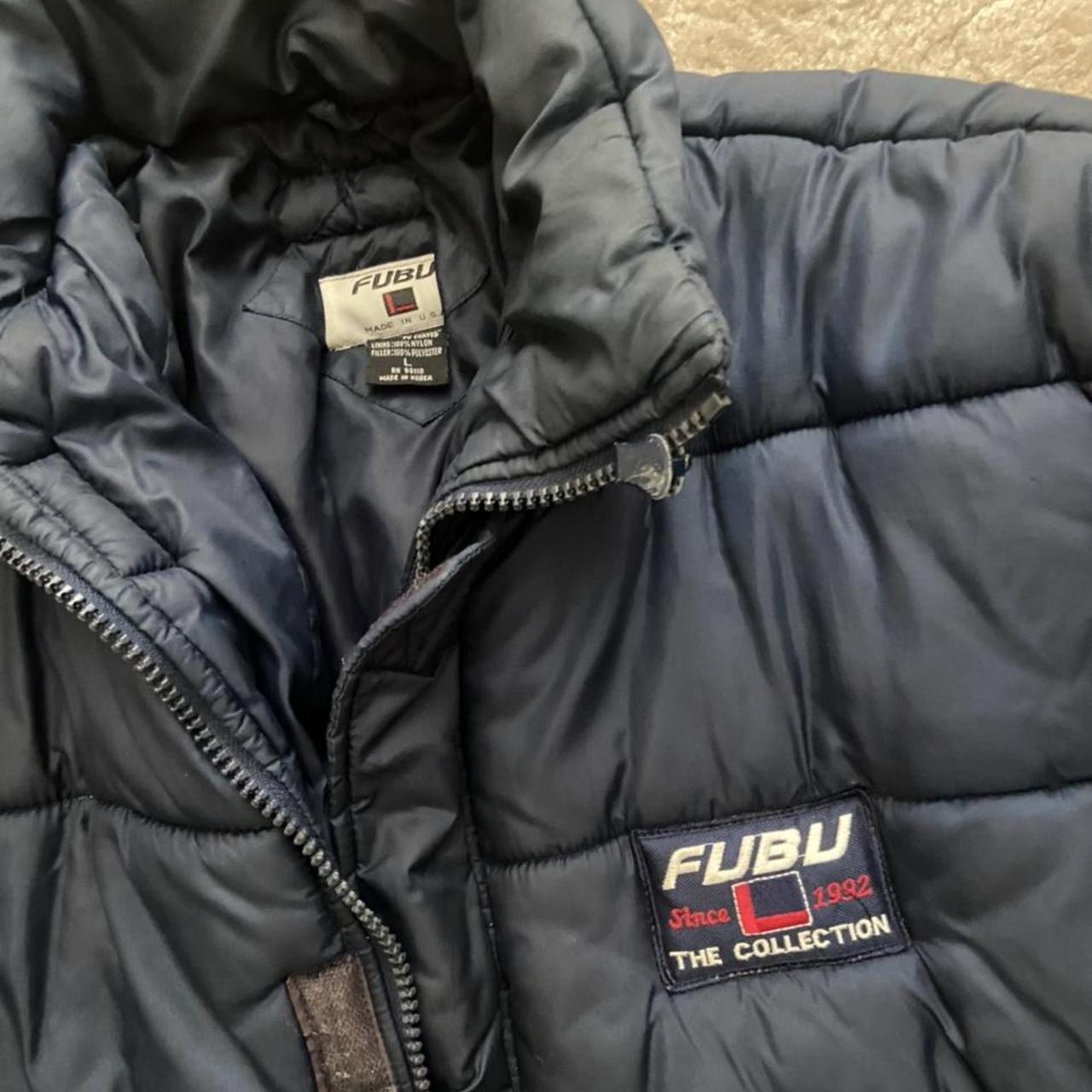 fubu winter coat super cool and vintage in great... - Depop