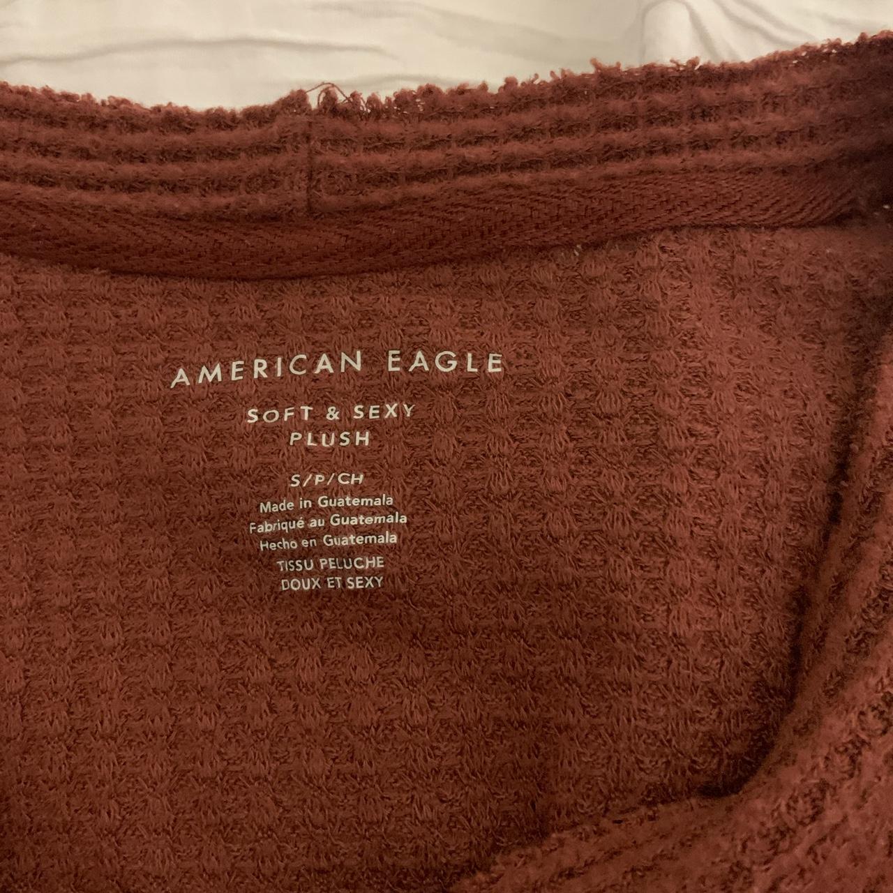 american eagle sweater waffle knit size- s... - Depop