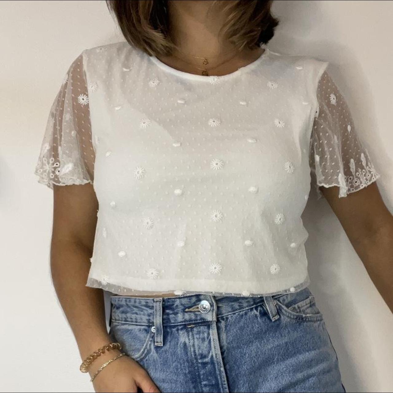 Primark Women's White T-shirt | Depop