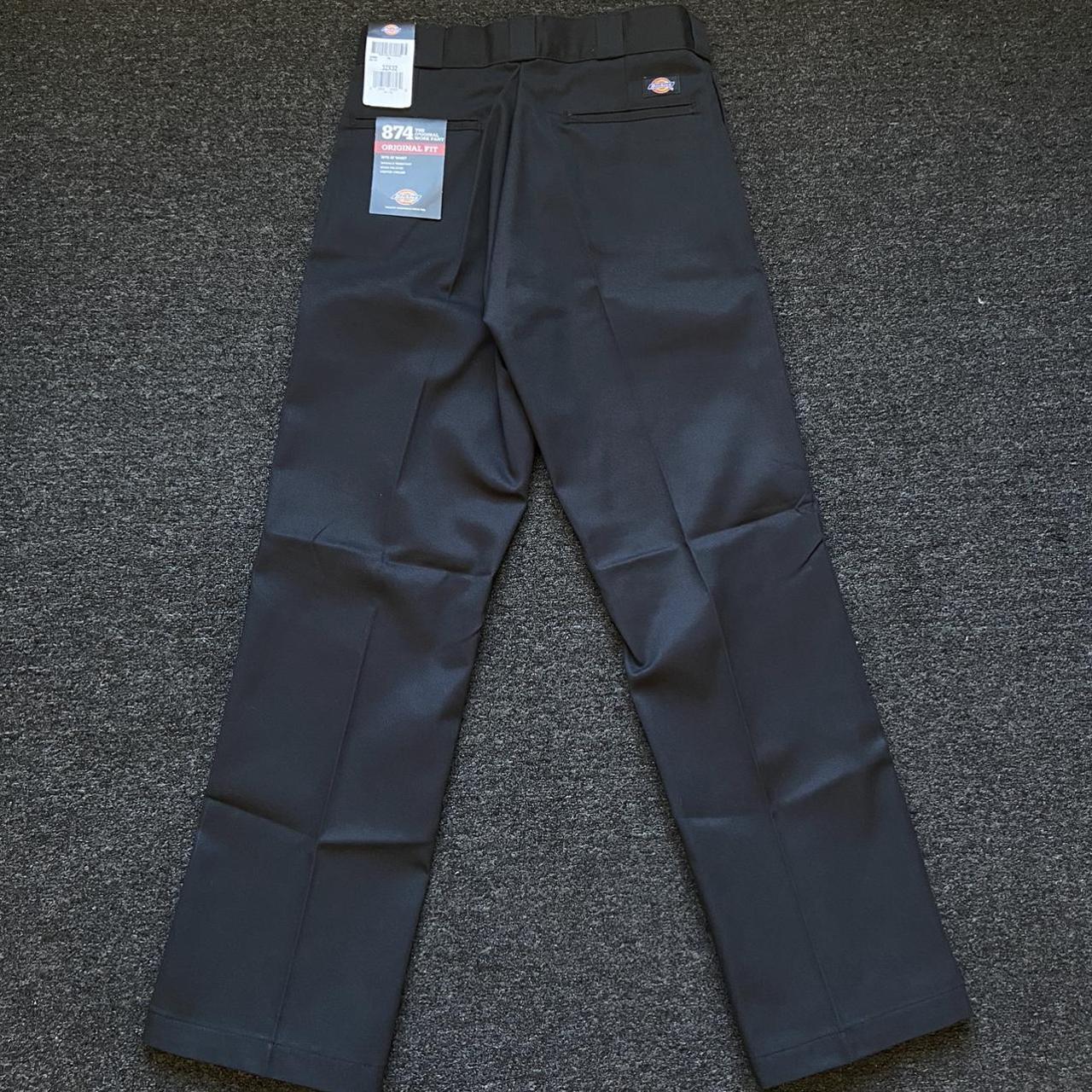 Mens Dickies 874 Original Fit 32x32 (never worn) Black - Depop