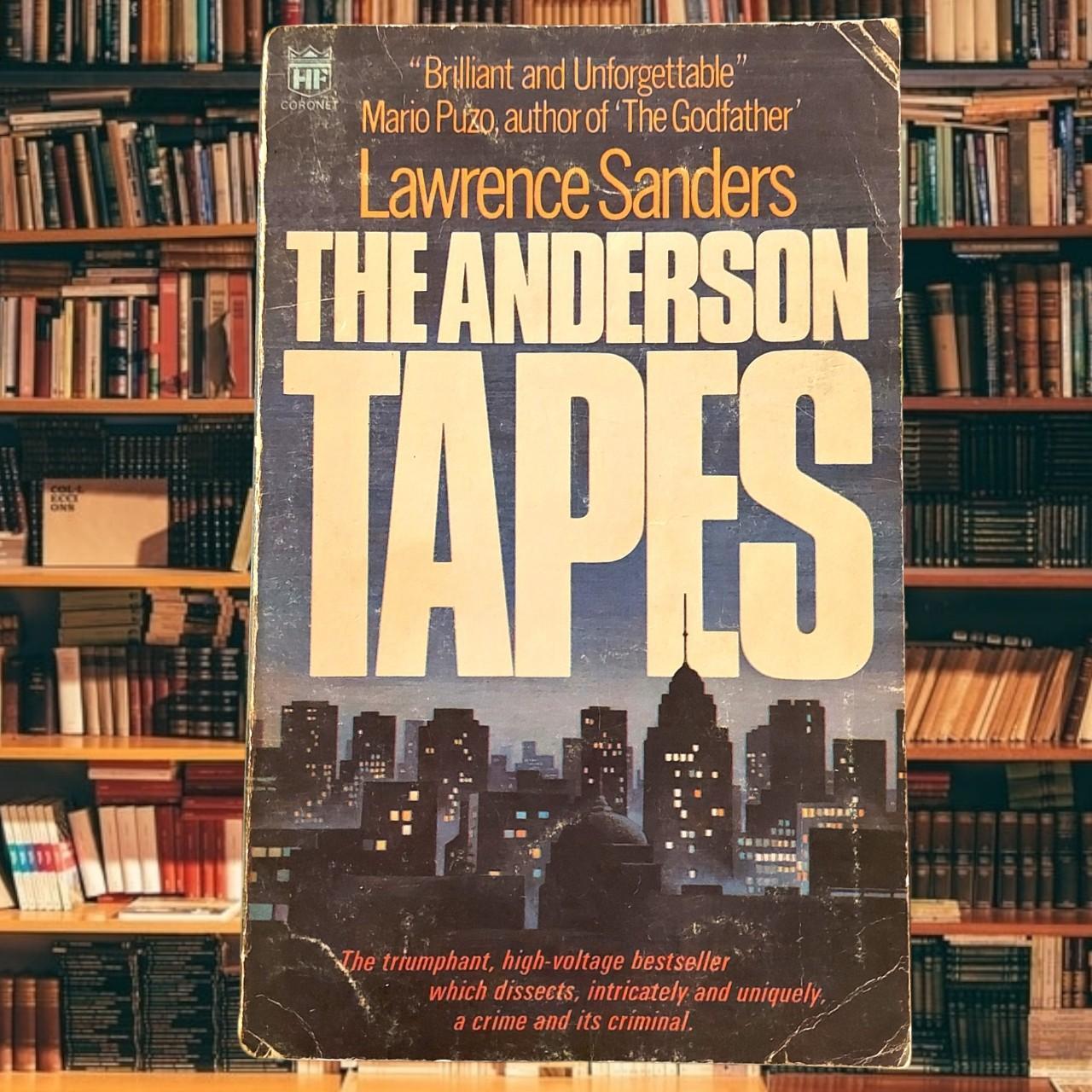 The Anderson tapes - Lawrence Sanders 1971... - Depop