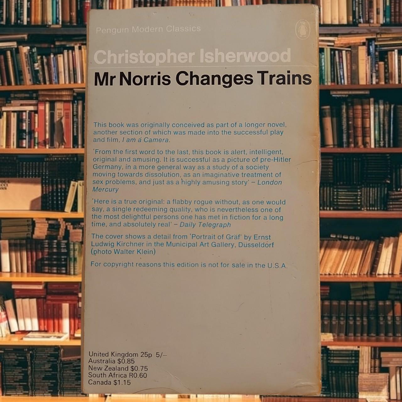 Mr norris changes trains By Christopher isherwood... - Depop