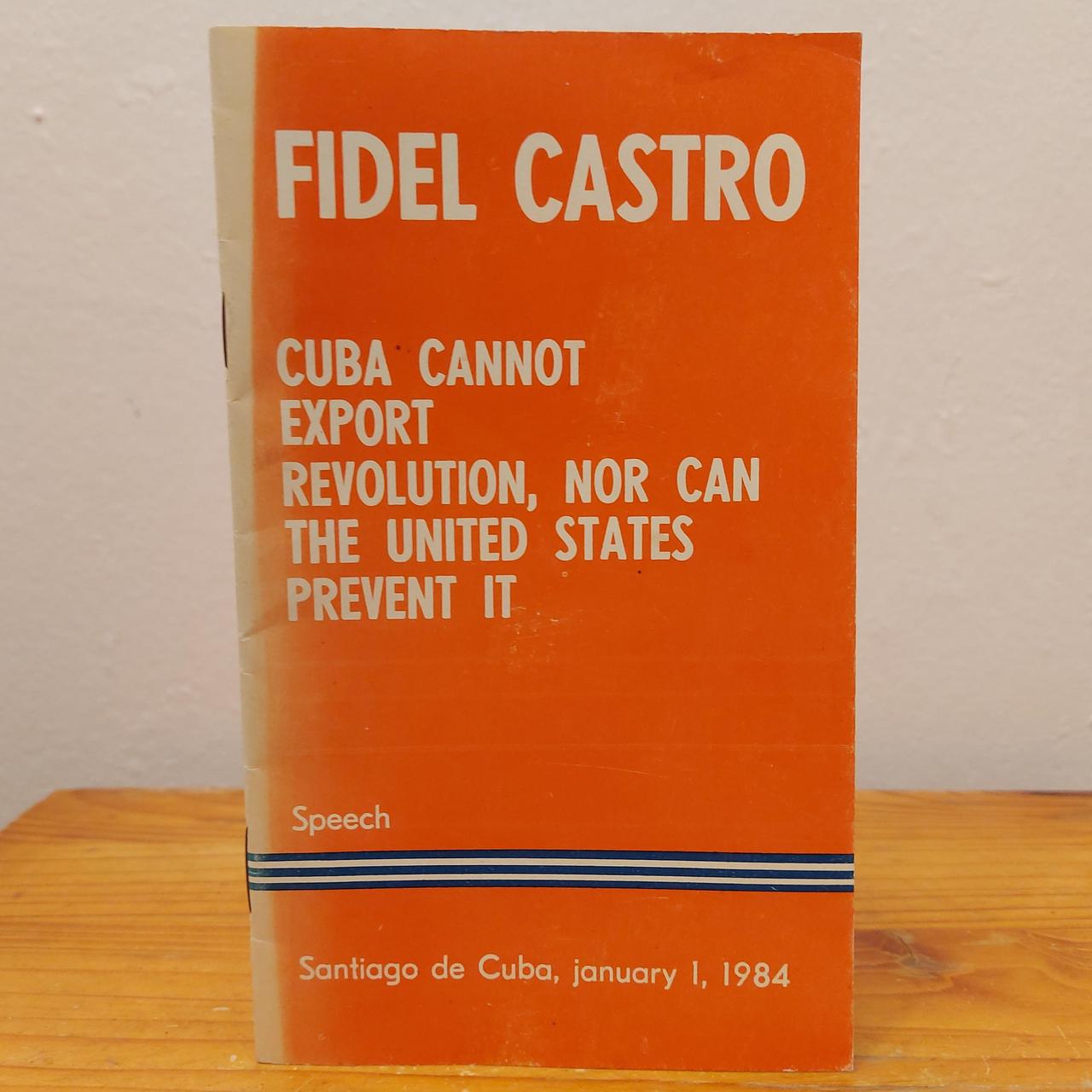 FIDEL CASTRO - SPEECH TRANSCRIPT 1984 - Cuba... - Depop