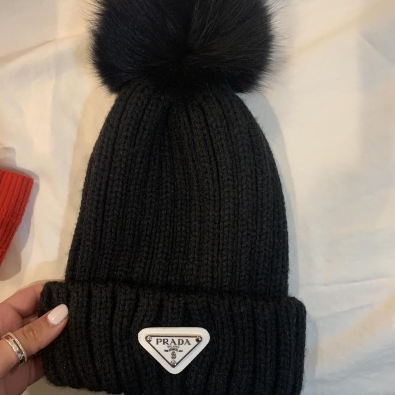 prada hat (authentic charm) PRICE NEGOTIABLE | Depop