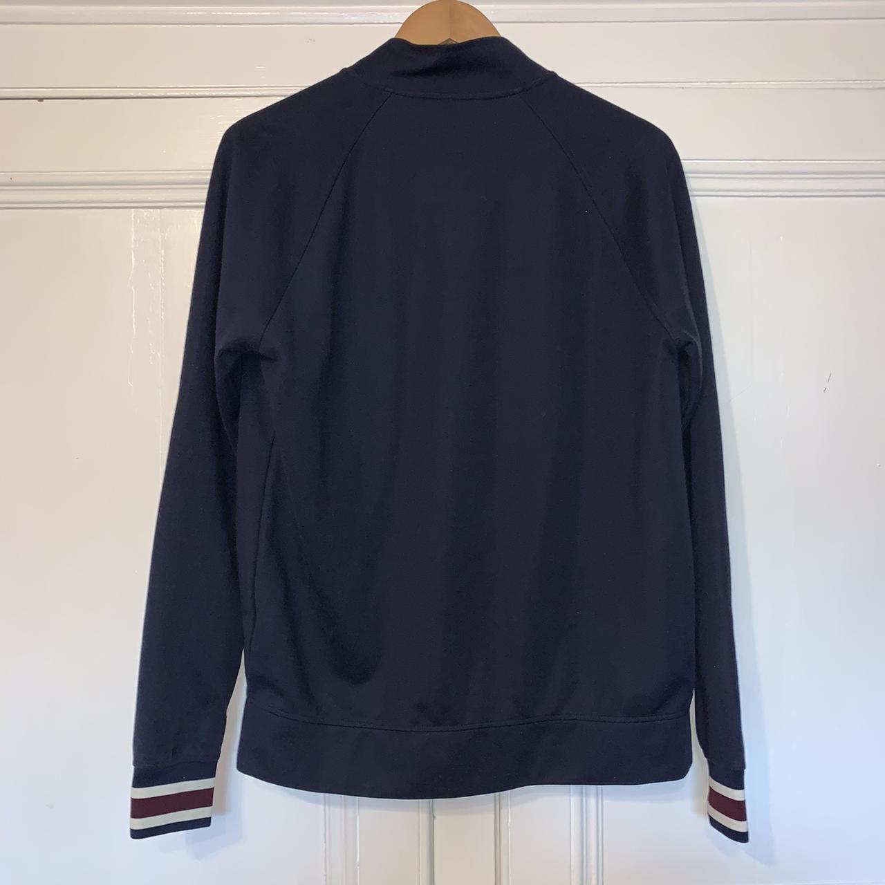 Navy Pretty Green Lightweight Zip Up Jacket Red... - Depop