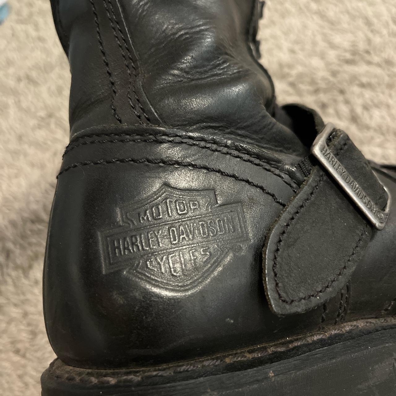 Harley Davidson motorcycle boots -women’s size 9 ,... - Depop