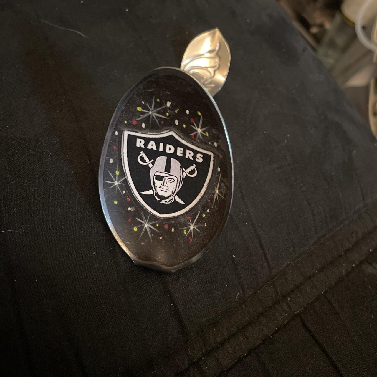 hand painted Las Vegas Raiders spoon ☠️ -birthday... - Depop