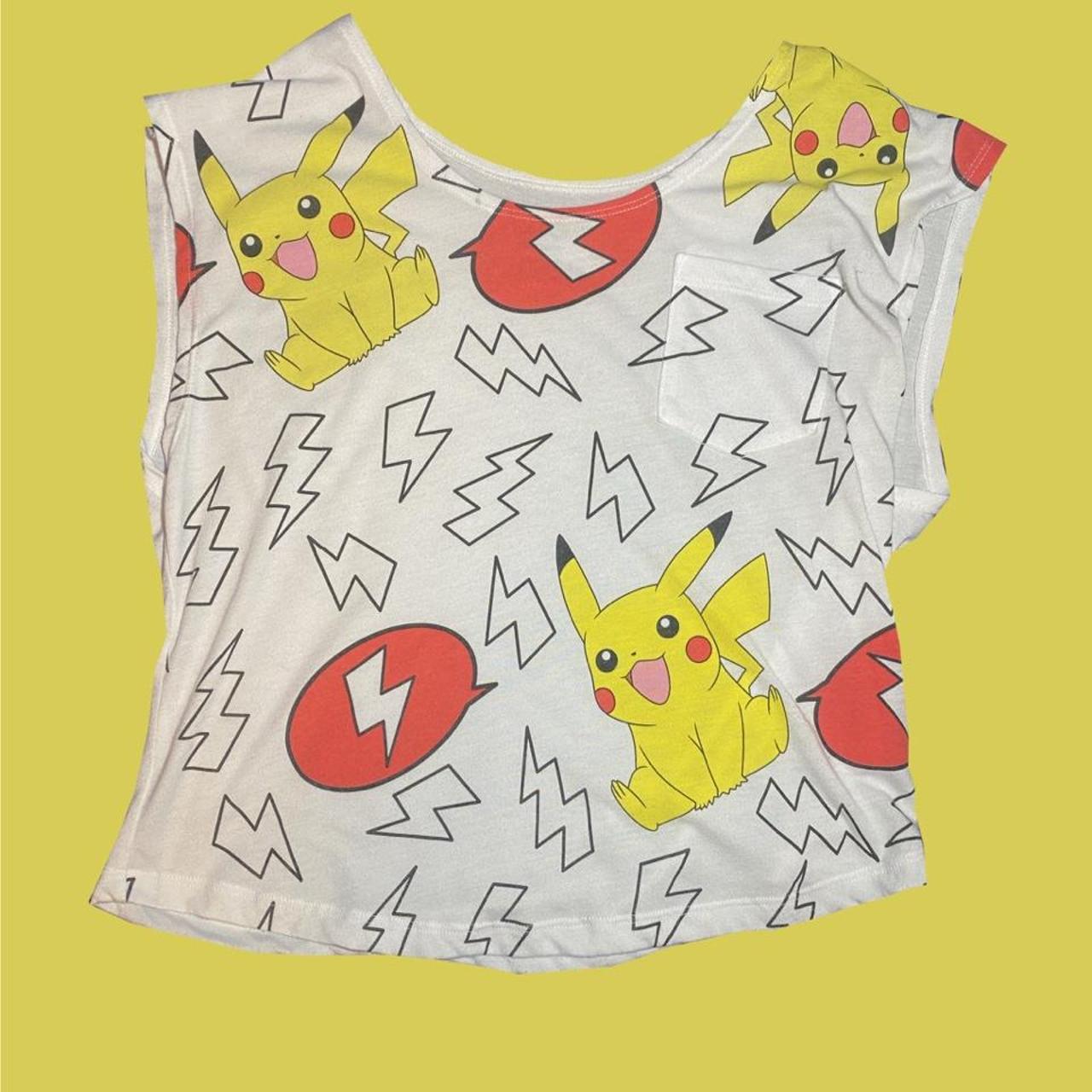 Cute Pokemon Pikachu tank top with small... - Depop