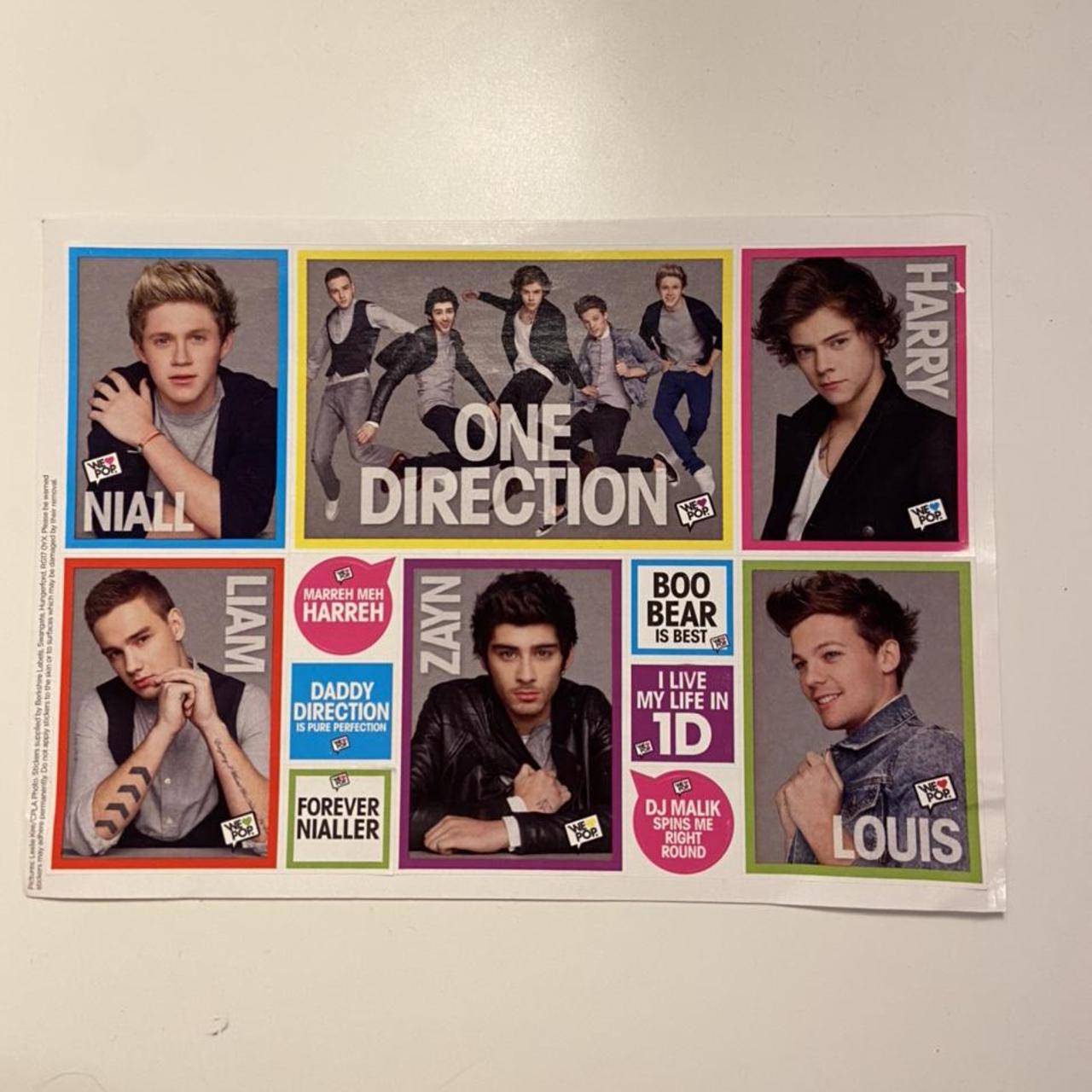 ONE DIRECTION STICKERS💜 - in perfect condition -... - Depop