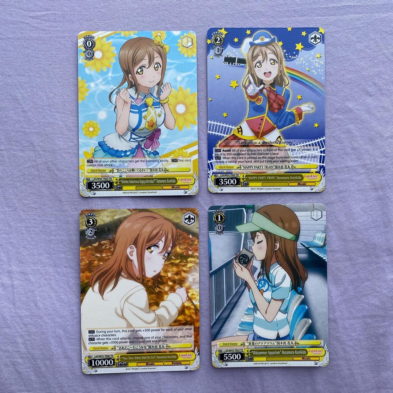 hanamaru kunikida weiss schwarz card bundle $4.75... - Depop