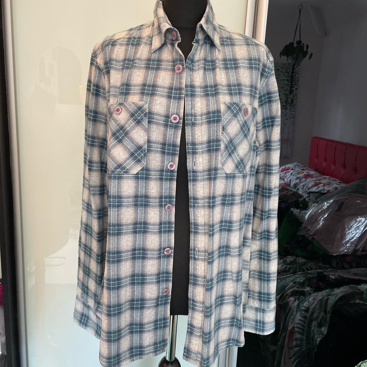 BHS Trait shirt as new Long sleeve cotton shirt ... - Depop