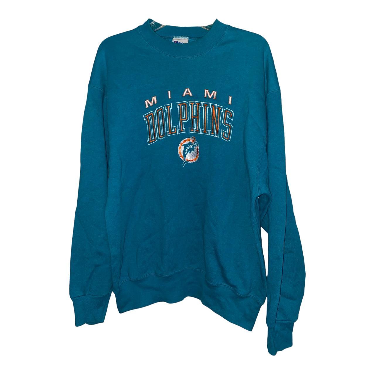 Vintage Miami Dolphins sweatshirt. Size Large. Has... - Depop
