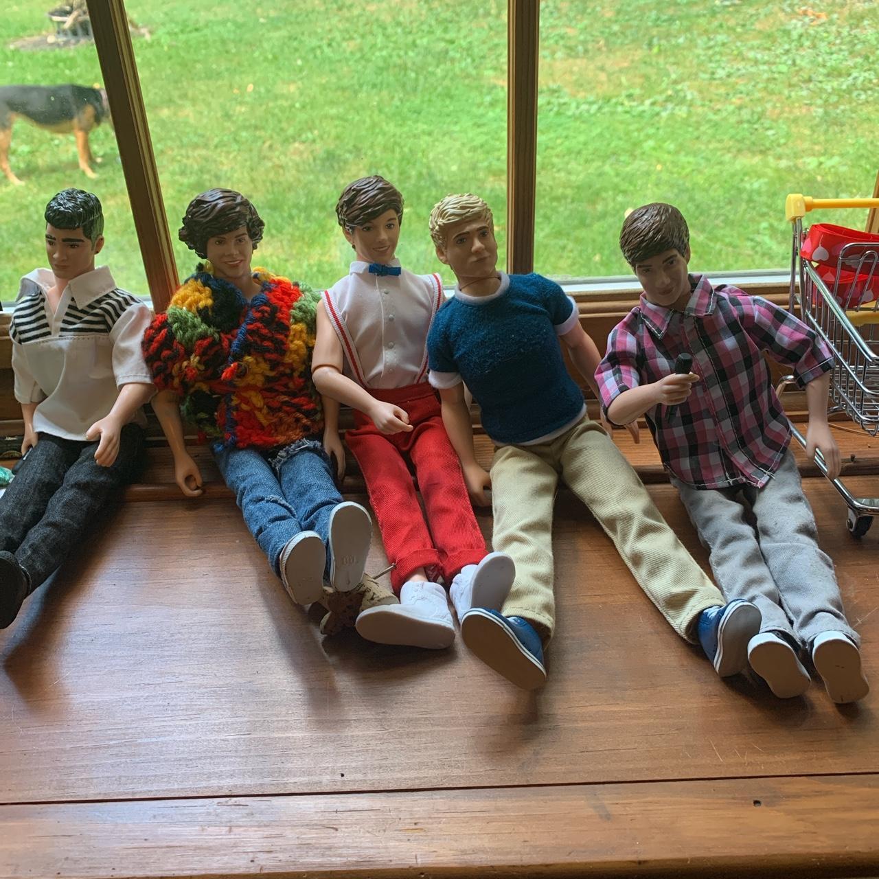 Collectors one direction dolls. Complete set. Harry... - Depop