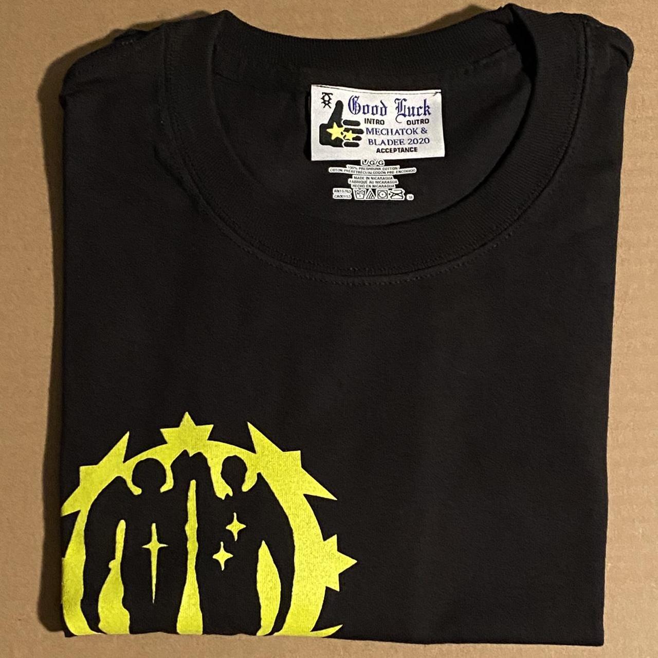 Bladee x Mechatok GOOD LUCK Award T-shirt NEW... - Depop