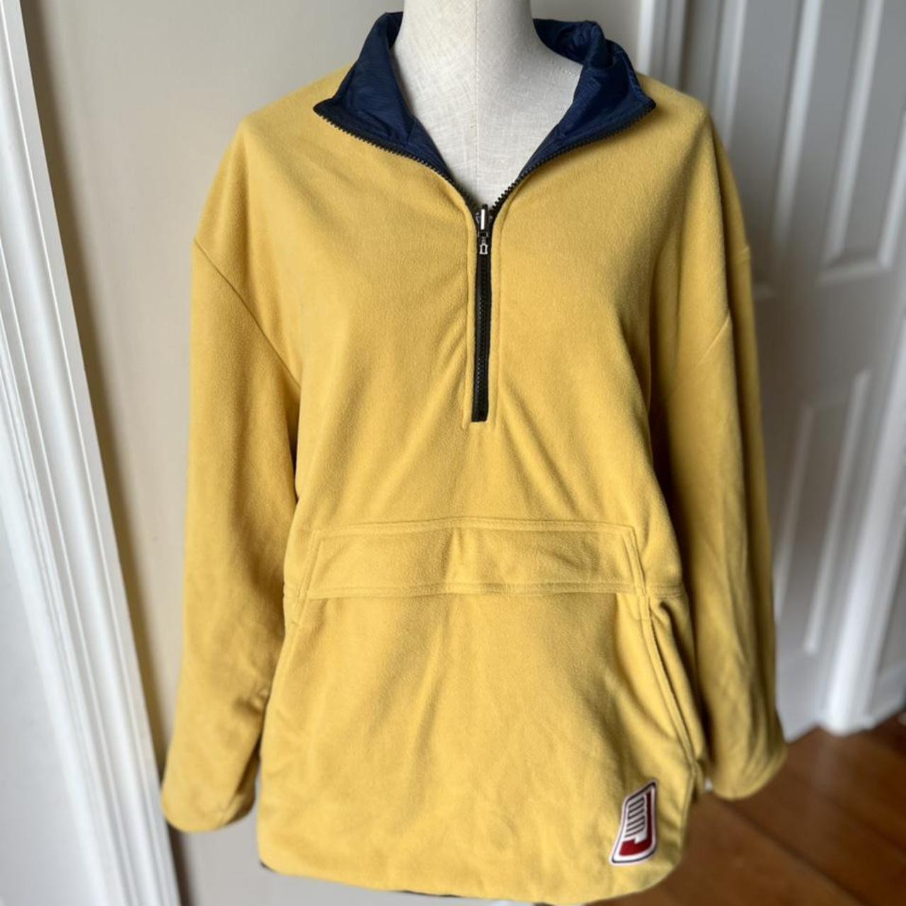 Jordan Men's Yellow and Blue Jacket | Depop