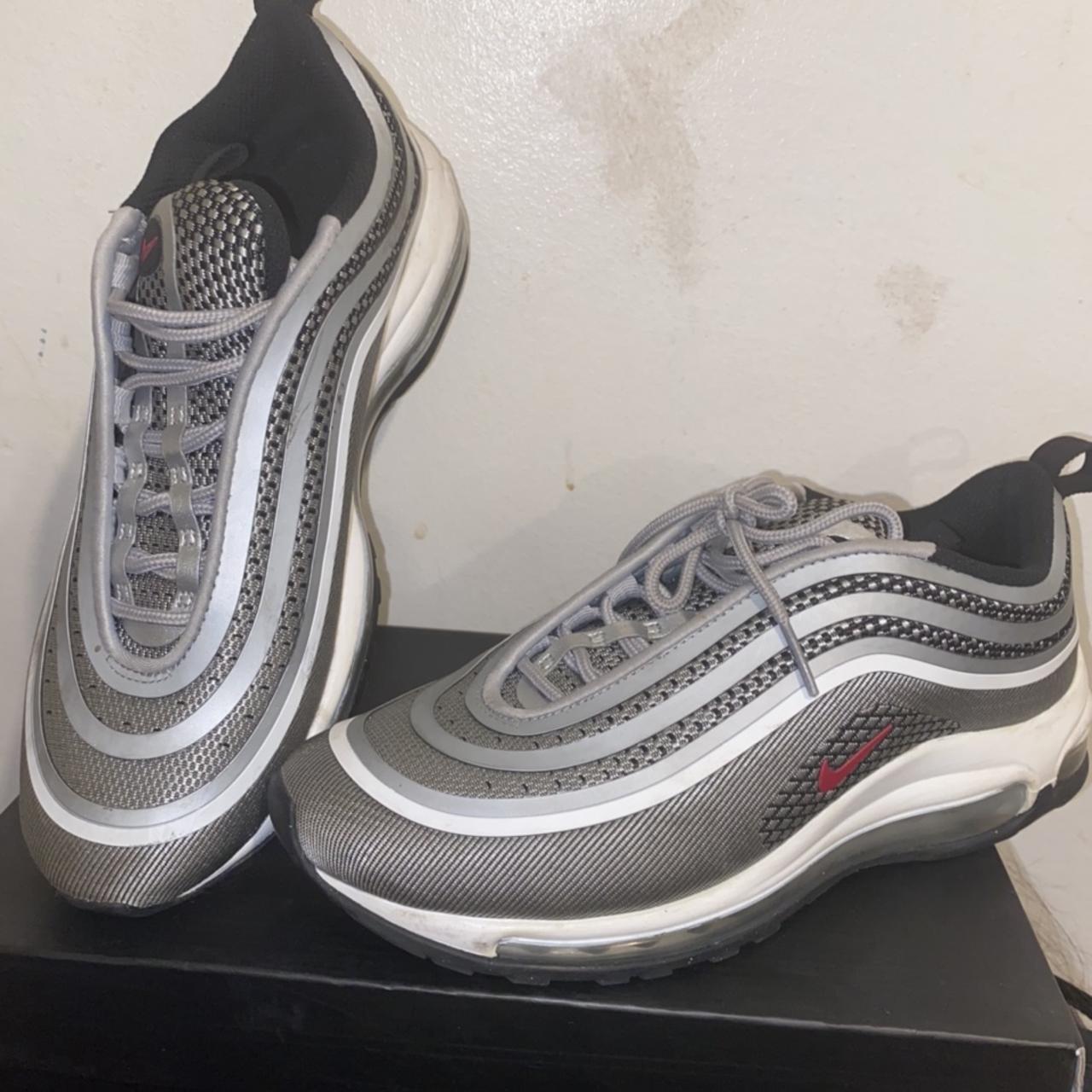 Nike 97s silver bullet Fairly used Willing to... - Depop