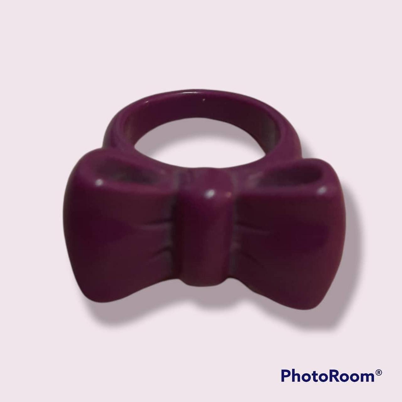 Vintage acrylic ring. Pls dm for colour. #rings... - Depop