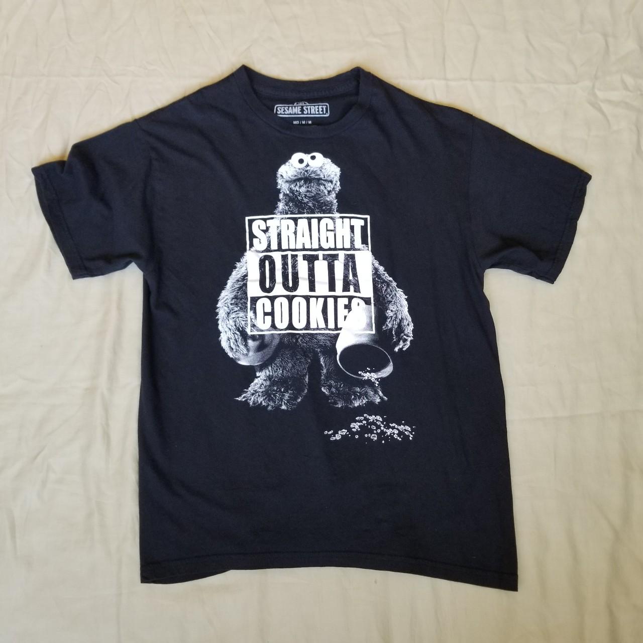 Straight Outta Cookies A Tshirt From 123 Sesame Depop