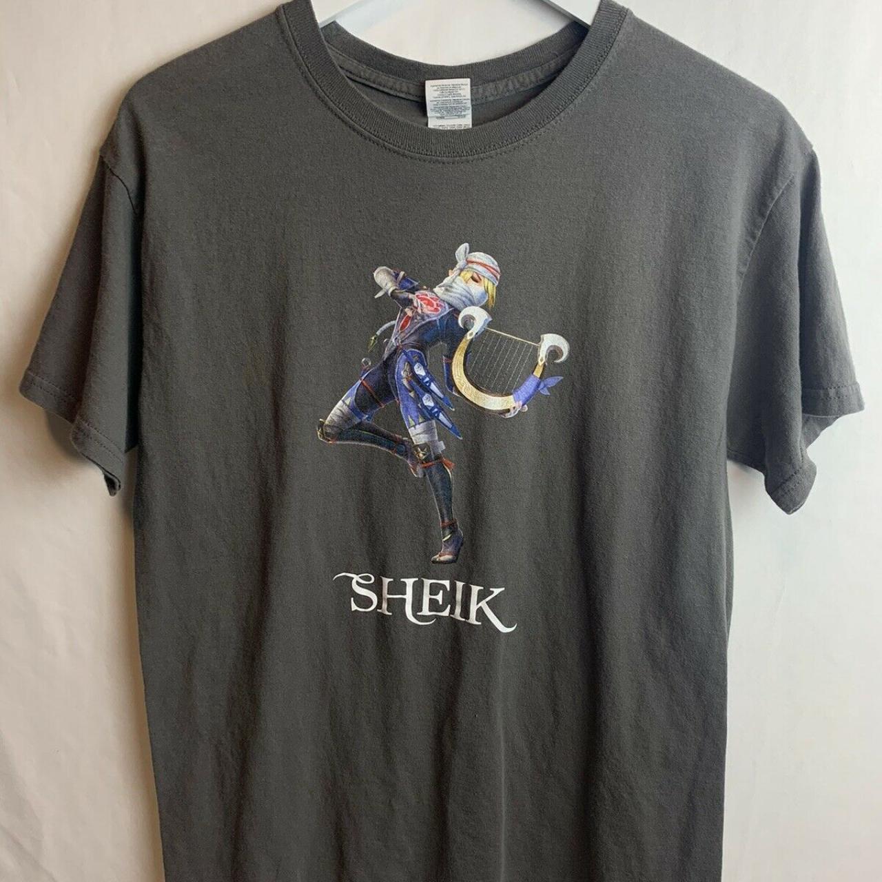 Vintage The Legend Of Zelda Sheik Storm Grey T-Shirt... - Depop