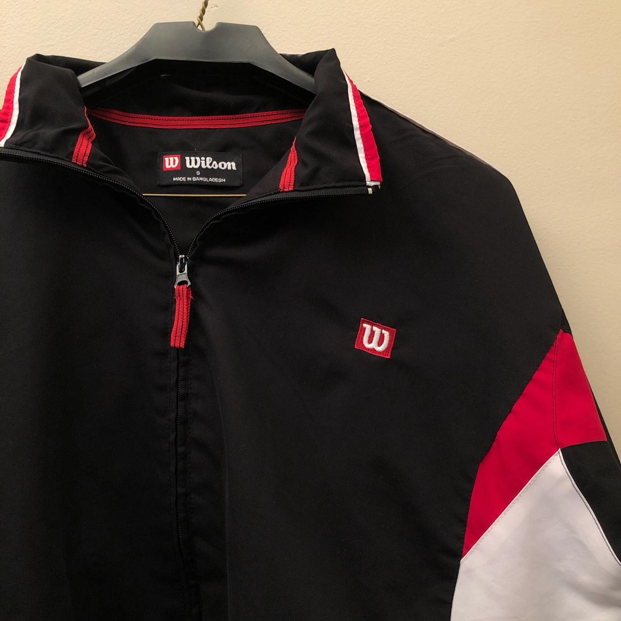 Wilson Men's Black and Red Jacket | Depop