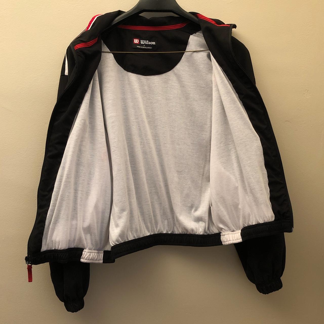 Wilson Men's Black and Red Jacket | Depop