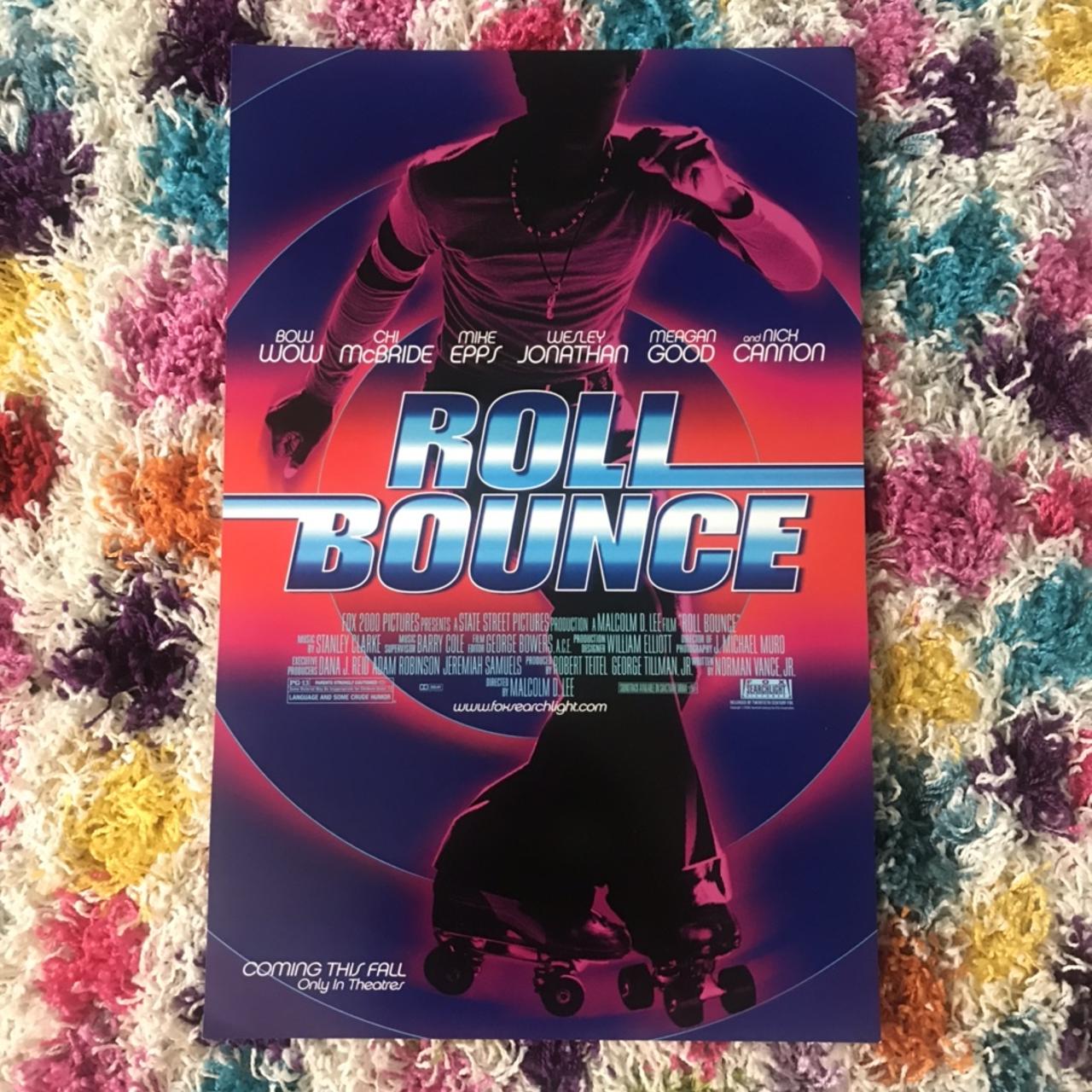 1 single Roll Bounce Movie Poster 13x21" purple and... - Depop