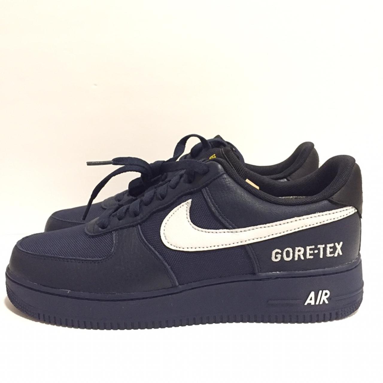 Nike Air Force 1 GORE-TEX AF1 Obsidian Blue White... - Depop