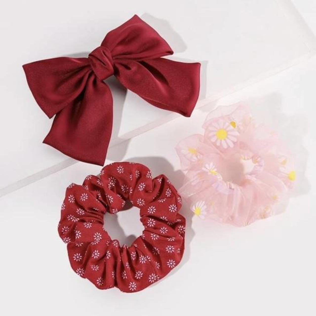 SHEIN Women's Red and Pink Hair-accessories | Depop