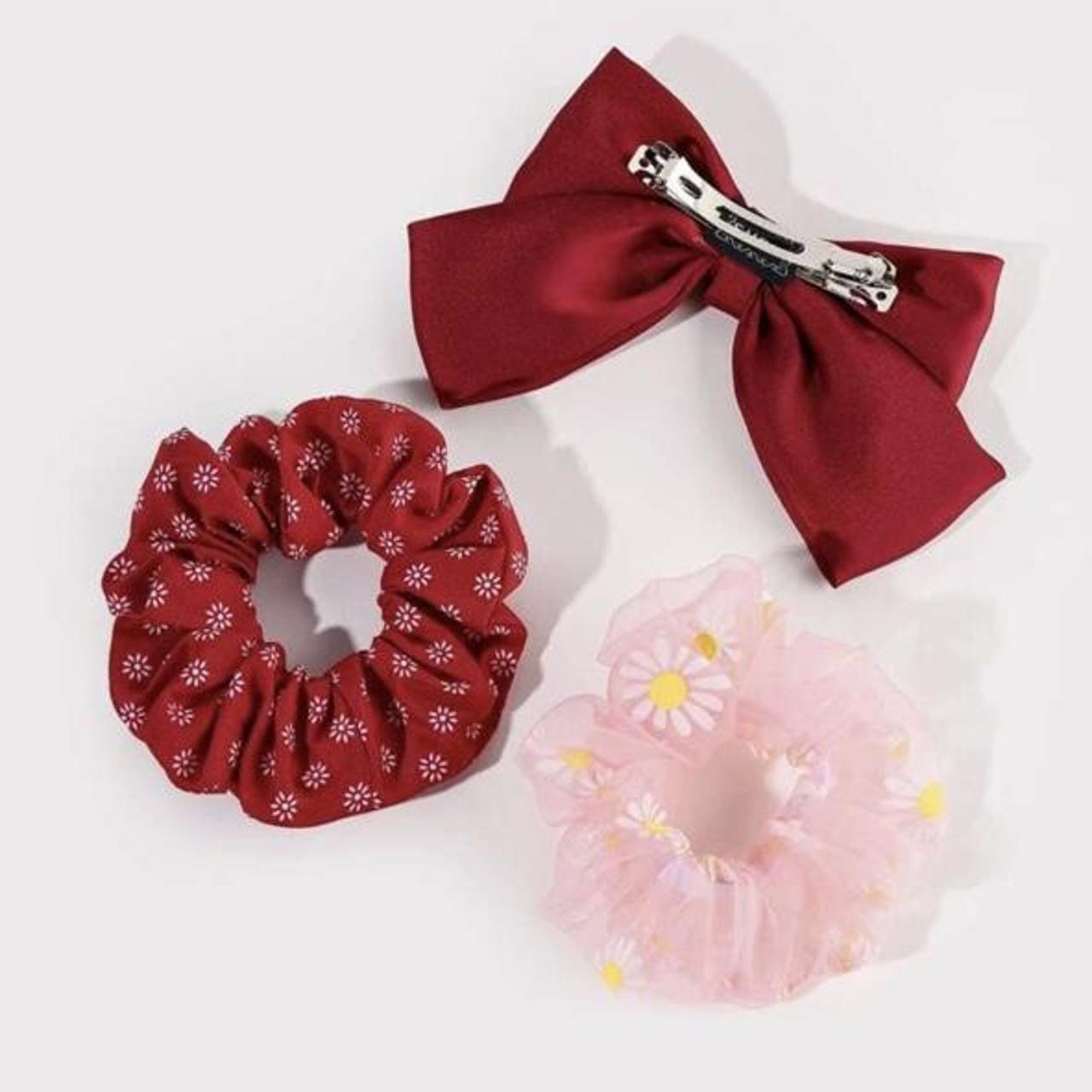 SHEIN Women's Red and Pink Hair-accessories | Depop