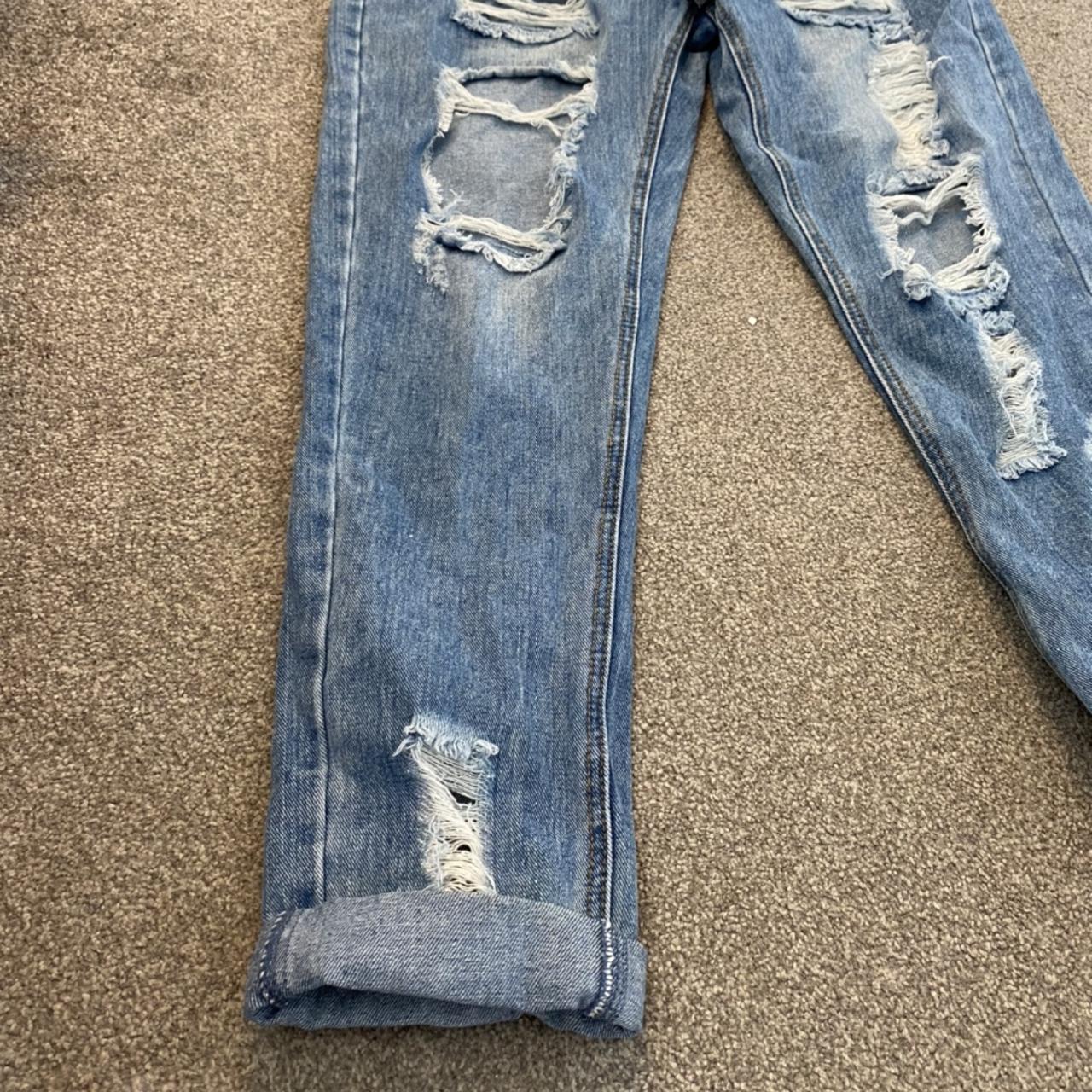 Brand new ripped mom jeans from Boohoo. Never worn... - Depop